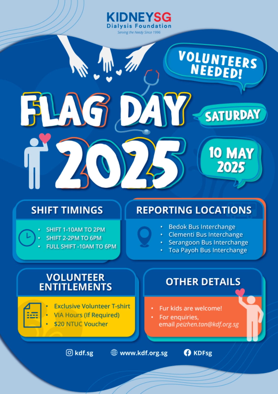 KDF Flag Day 2025 Volunteer Registration