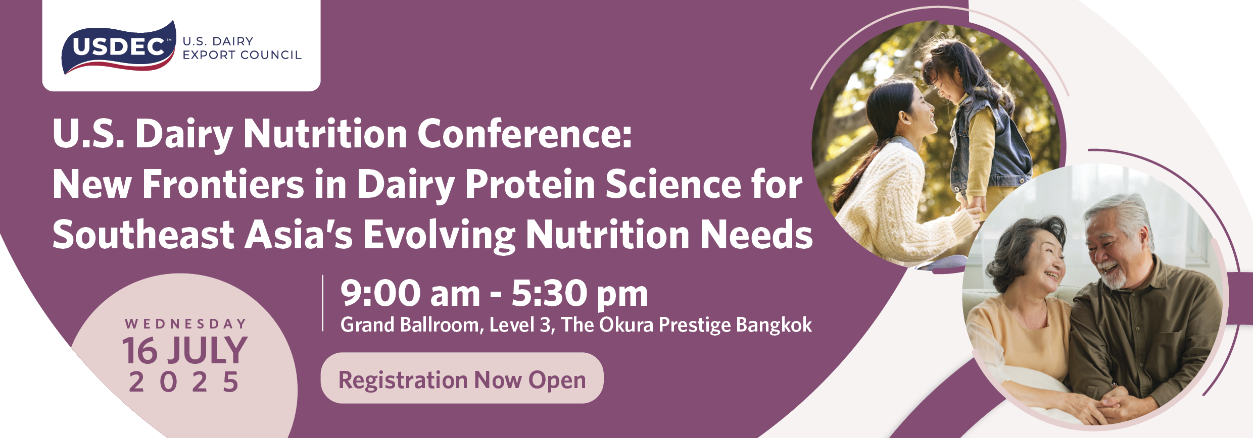 U.S. Dairy Nutrition Conference: New Frontiers in Dairy Protein Science ...