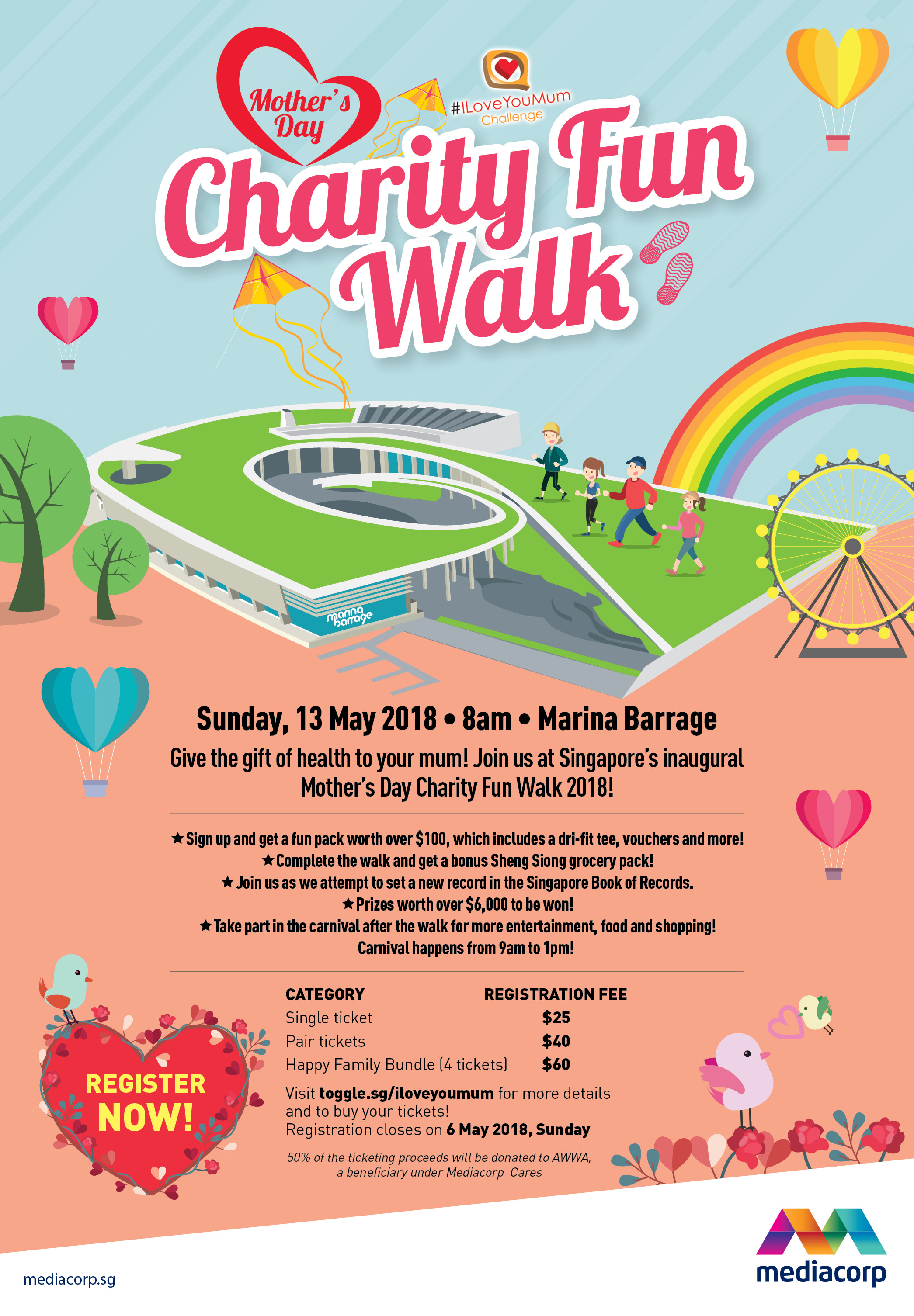 Mother s Day Charity Fun Walk 2018 Registration Singapore EventNook mother-s-day-charity-fun-walk-2018-registration-singapore-eventnook