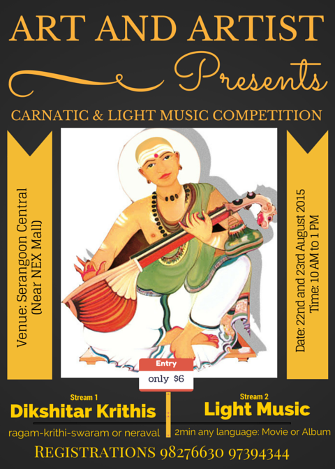 Carnatic and Light Music Competition ( CALM 2015 )