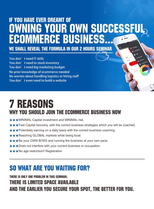 How to start your own e-commerce business with just $90. Come & Learn now.
