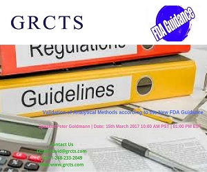Validation of Analytical Methods according the New FDA Guidance