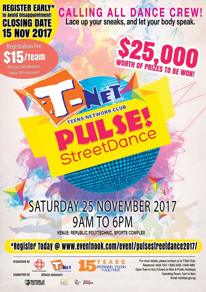 PULSE! Street Dance 2017 Registration, Singapore - EventNook