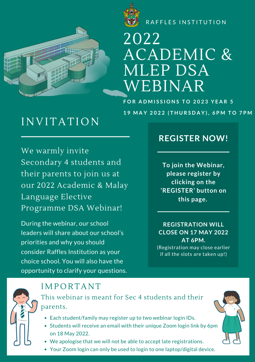 Raffles Institution DSA-JC 2022 Academic & MLEP Webinar